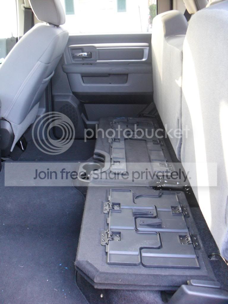 Santa's early present for me! Crew Cab Fold Flat load floor!! | DODGE ...