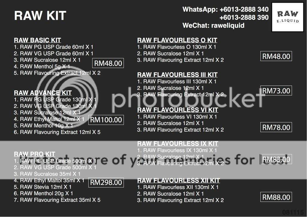 RAW Kit | RAW E.LIQUID