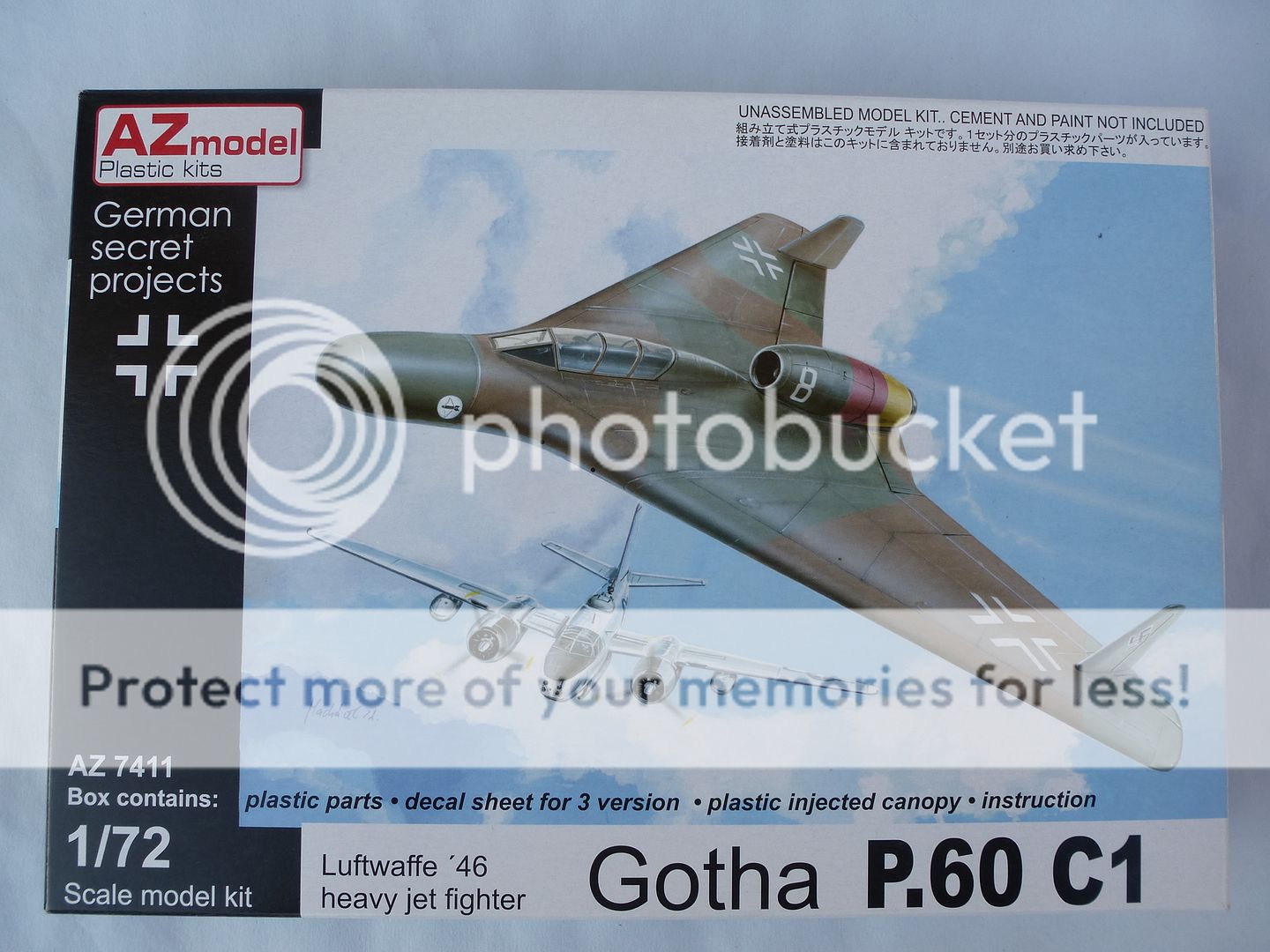 1/72 AZ Model Gotha P.60 C1 - Work in Progress - Aircraft ...