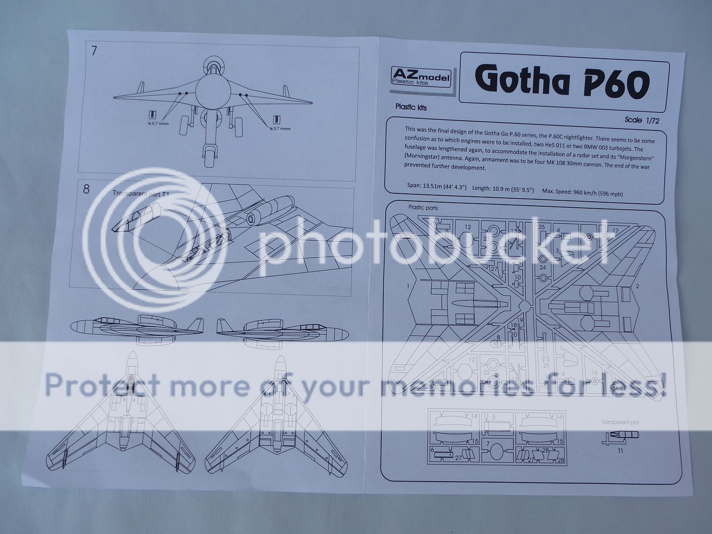 1/72 AZ Model Gotha P.60 C1 - Work in Progress - Aircraft ...